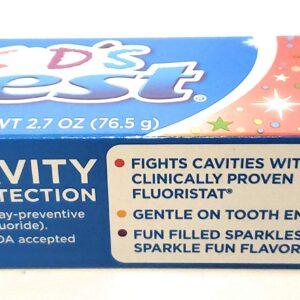 Crest Kid's Sparkle Fun Toothpaste Cavity Protection 2.7oz (3 Pack)