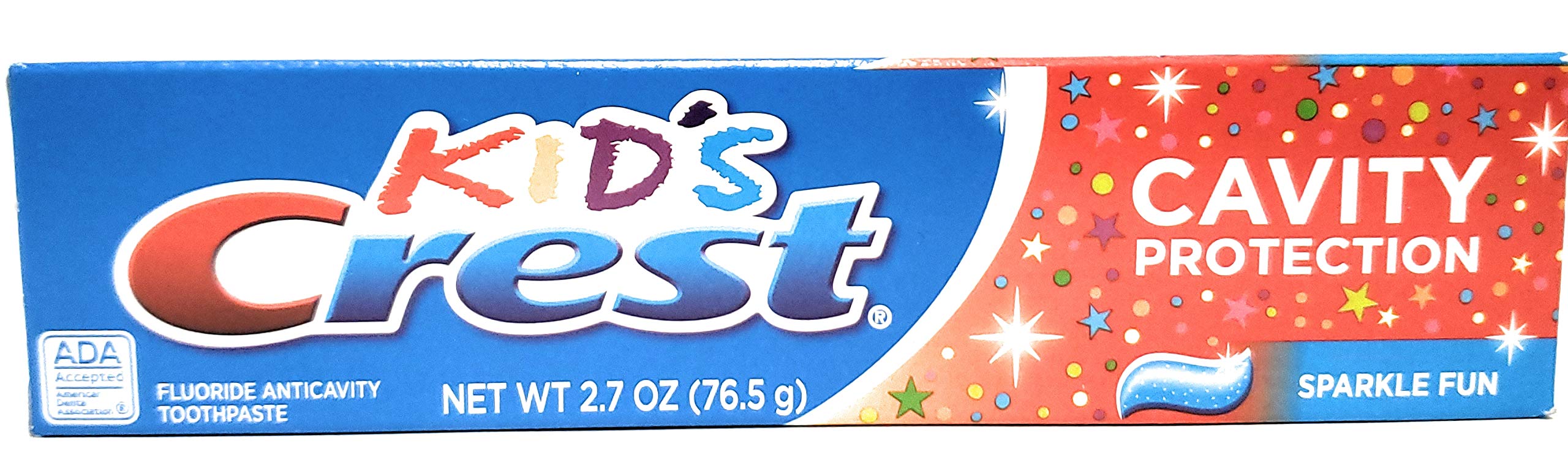 Crest Kid's Sparkle Fun Toothpaste Cavity Protection 2.7oz (3 Pack)