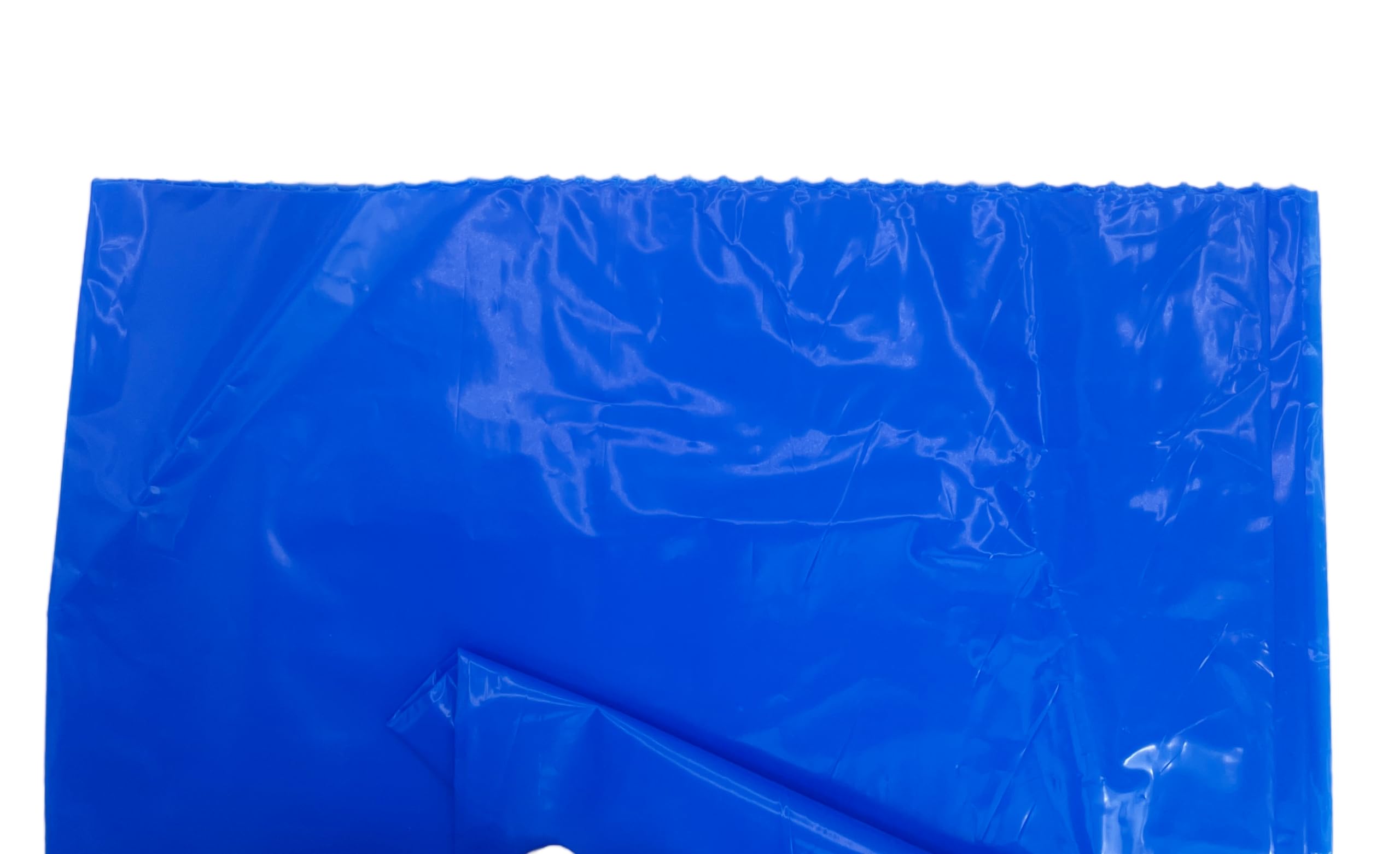 USA-Made Colorful Trash Bags in Variety of Sizes and Colors (10, BLUE 33 GALLONS)