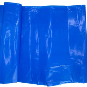 USA-Made Colorful Trash Bags in Variety of Sizes and Colors (10, BLUE 33 GALLONS)