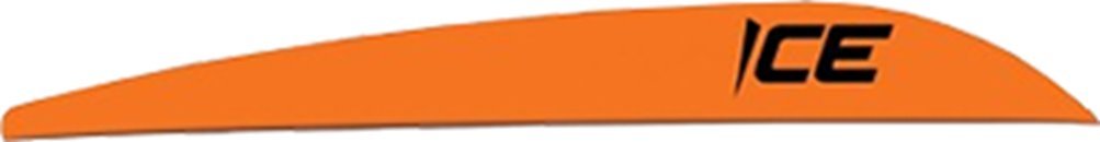 Bohning Ice Vane (100 Pack), Neon Orange, 3"