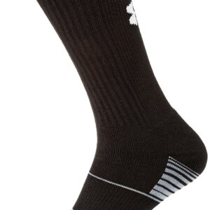 Under Armour Unisex UA Team Crew Socks LG Black