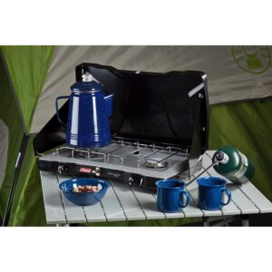 Coleman Gas Camping Stove | Triton Propane Stove, 2 Burner