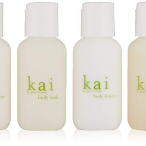 kai Bath And Shower Travel Set, TSA approved, vegan, cruelty free, made in the usa