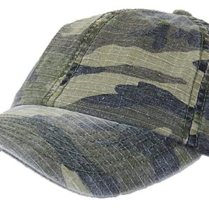 Mega Cap MG Unisex Unstructured Ripstop Camouflage, Camo, Size One Size