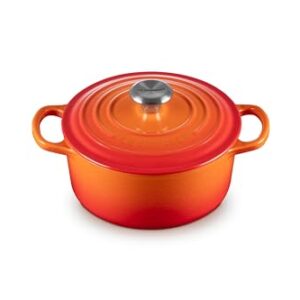 Le Creuset Enameled Cast Iron Signature Round Dutch Oven, 2 qt., Flame