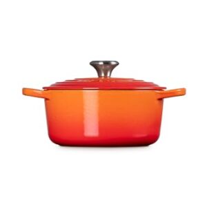 Le Creuset Enameled Cast Iron Signature Round Dutch Oven, 2 qt., Flame