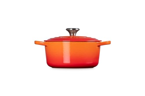 Le Creuset Enameled Cast Iron Signature Round Dutch Oven, 2 qt., Flame