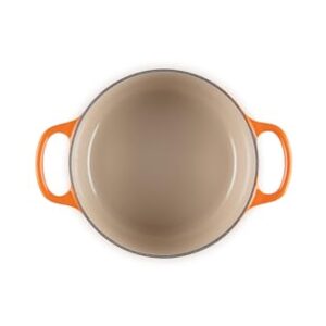 Le Creuset Enameled Cast Iron Signature Round Dutch Oven, 2 qt., Flame