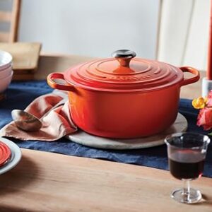 Le Creuset Enameled Cast Iron Signature Round Dutch Oven, 2 qt., Flame