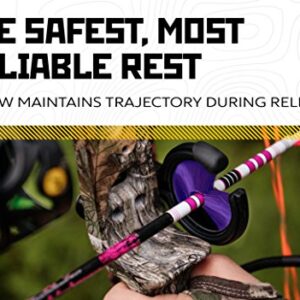 Trophy Ridge Kill Shot Whisker Biscuit Archery Arrow Rest, Ambidextrous, Purple, Medium