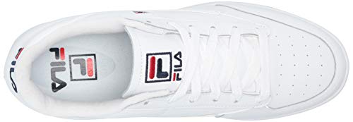 Fila mens Men's Fila Tennis 88 Sneaker, White/Navy/Red, 9.5 US