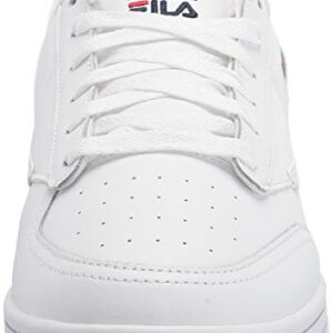 Fila mens Men's Fila Tennis 88 Sneaker, White/Navy/Red, 9.5 US