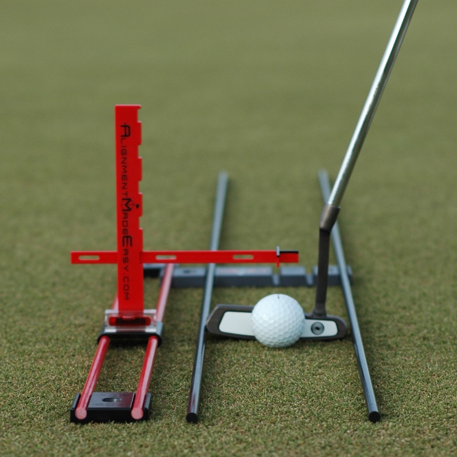 Alignment Made Easy Club Face Alignment Training Aid. One Golf Training Aid to Improve Your Full Swing, Putting, and Short Game.