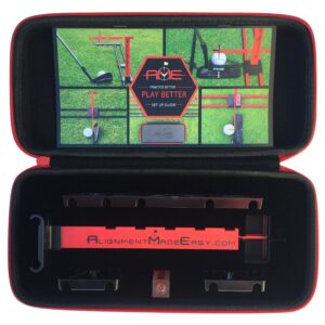 Alignment Made Easy Club Face Alignment Training Aid. One Golf Training Aid to Improve Your Full Swing, Putting, and Short Game.