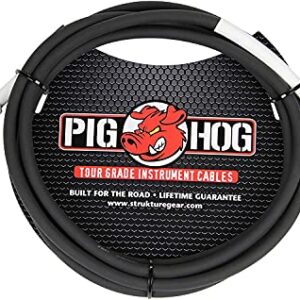 Pig Hog PH3 High Performance 8mm 1/4" Guitar Instrument Cable, 3 Feet