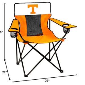 logobrands Officially Licensed NCAA Unisex Elite Chair, One Size,Tennessee Volunteers