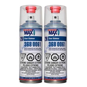 spray max usc 2k high gloss clearcoat aerosol (2 pack)