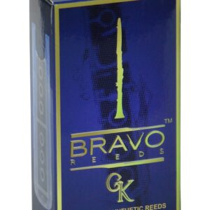 Bravo Synthetic Reeds for Bb Clarinet - Strength 2.5 (Box of 5), Model BR-C25