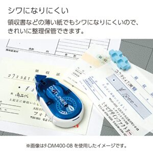 KOKUYO Dotliner Refill, Dotliner Tape Runner Refill, Permanent Adhesive, Japan Import (15, Blue)