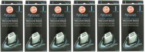 hoover type i hepa bag , ah10005 (6 packs of 2: total 12 bags)