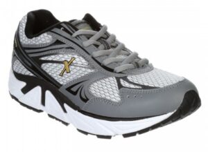 xelero genesis xps men's comfort therapeutic extra depth athletic shoe: grey/black 10.0 medium (d) lace