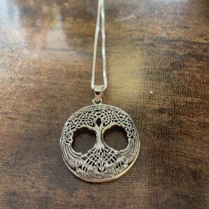 Jewelry Trends Sterling Tree of Life Silver Celtic Growth Pendant Necklace 18"