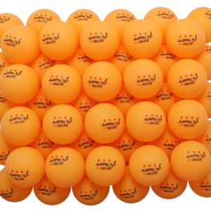 MAPOL 60 Counts 3-Star Orange 40+ Premium Training Ping Pong Balls Advanced Practice Table Tennis Ball