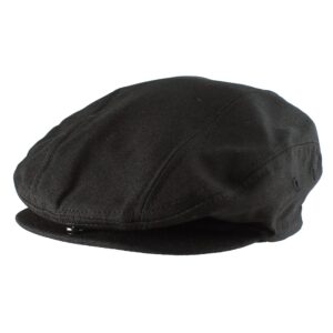 morehats plain newsboy cap gatsby golf hat - black