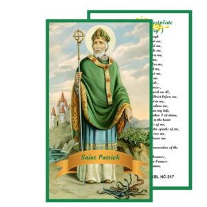 Saint Patrick Breastplate Prayer Card Blessed By His Holiness Pope Francis