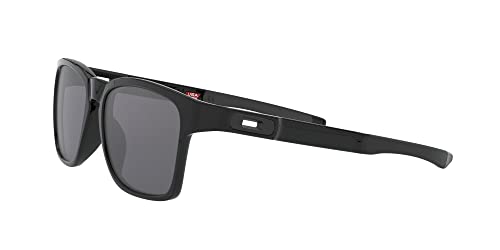 Oakley Men's OO9272 Catalyst Square Sunglasses, Black Iridium, 55 mm