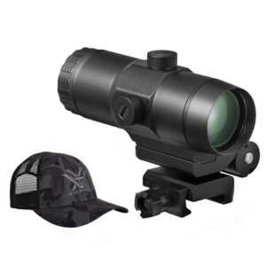 vortex optics vmx-3t magnifier with built-in flip mount with vortex hat