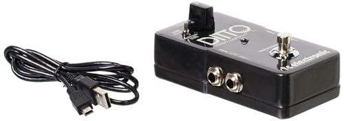 TC Electronic DITTO STEREO LOOPER Highly Intuitive Looper Pedal with Stereo I/O and Loop Import/Export