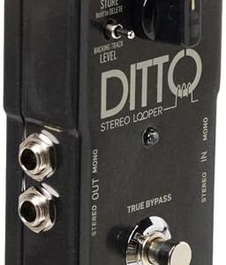 TC Electronic DITTO STEREO LOOPER Highly Intuitive Looper Pedal with Stereo I/O and Loop Import/Export