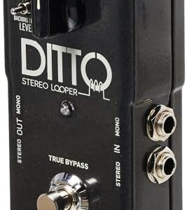 TC Electronic DITTO STEREO LOOPER Highly Intuitive Looper Pedal with Stereo I/O and Loop Import/Export