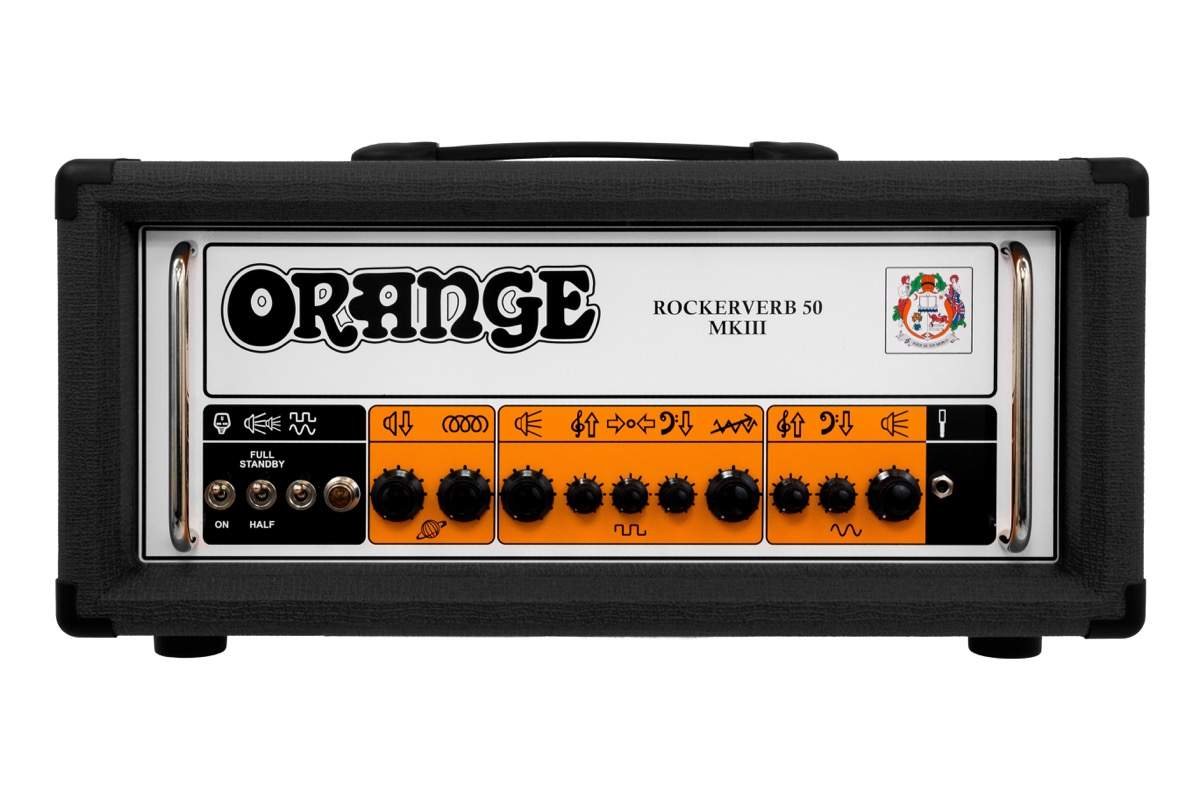 Orange Rockerverb 50 MKIII - 50-Watt 2-Channel Tube Head - Black