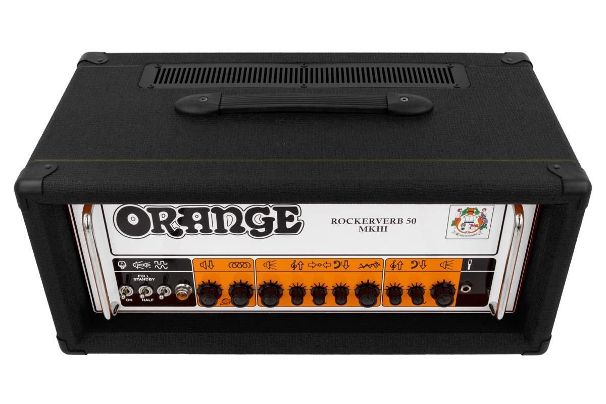 Orange Rockerverb 50 MKIII - 50-Watt 2-Channel Tube Head - Black