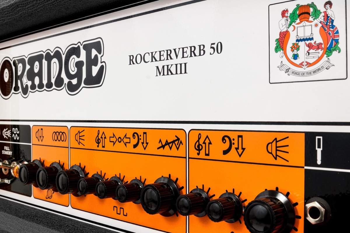 Orange Rockerverb 50 MKIII - 50-Watt 2-Channel Tube Head - Black