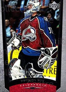 (ci) patrick roy, checklist hockey card 1998-99 upper deck (base) 208 patrick roy, checklist