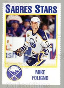 (ci) mike foligno hockey card 1993-94 buffalo sabres noco 3 mike foligno