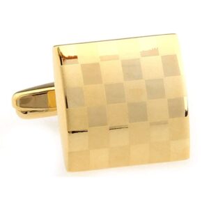 laser engraving cufflinks platinum plated gold cuff links