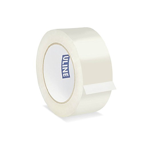 ULINE Industrial Shipping & Packing Tape 2" x 110 Yards 2.0 Mil - Clear (1 Roll)