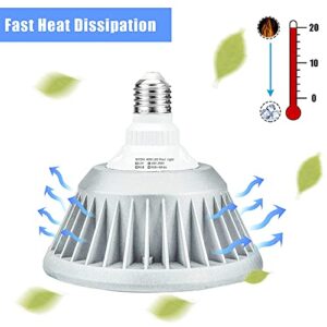 Waterproof 120V 40W Color Changing LED Pool Light Bulb for Inground Swimming Pool,Fit in for Pentair and Hayward Pool Light Fixtures (120V RGBW)