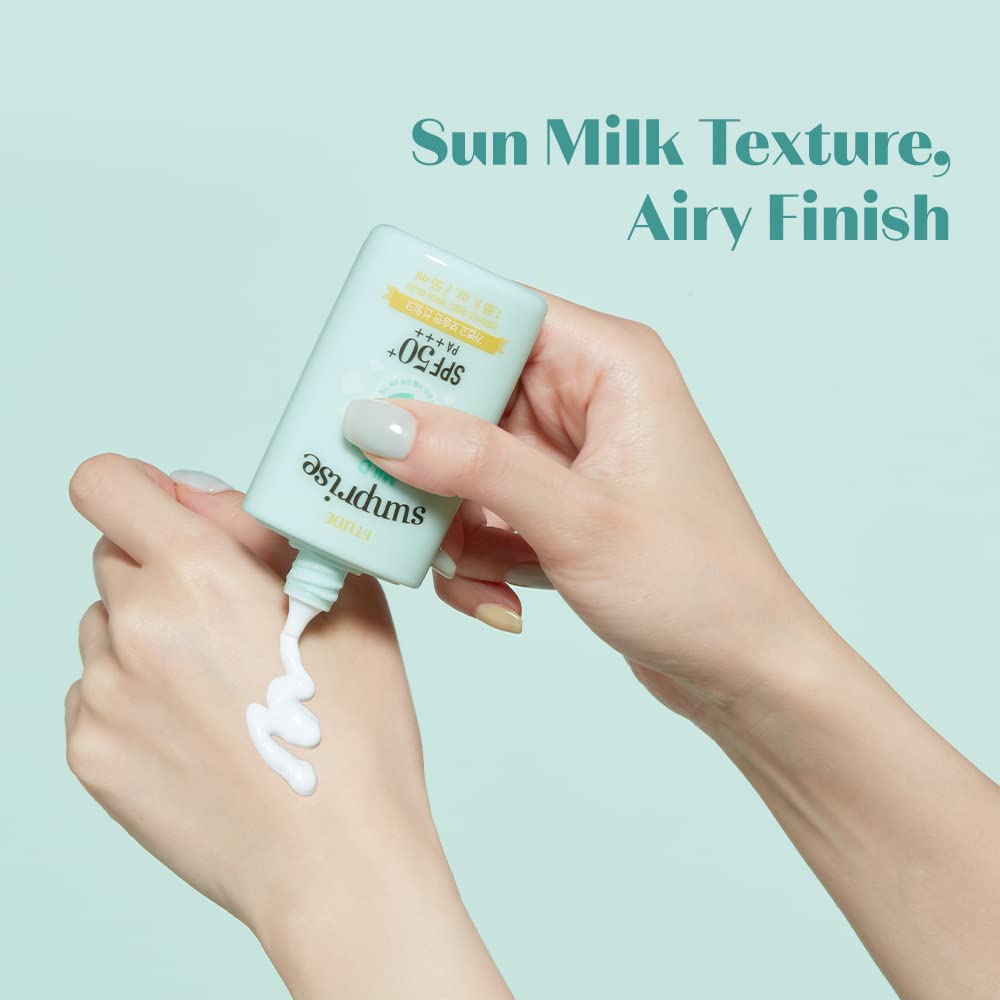 ETUDE Sunprise Mild Airy Finish Sun Milk SPF50+ / PA++++ | Sebum-free, Non-Sticky, Long Lasting Protection, 100% Mineral Based Sunscreen | Kbeauty