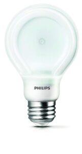 philips 433227 10.5 watts led bulb, slim style dimmable, 4-pack