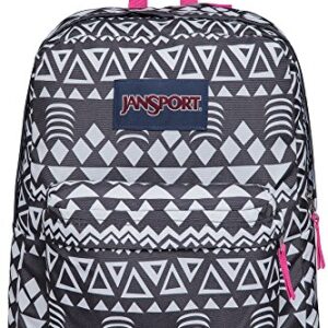 JanSport Unisex SuperBreak Black Geo Graphic One Size