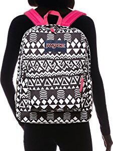 JanSport Unisex SuperBreak Black Geo Graphic One Size