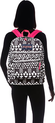 JanSport Unisex SuperBreak Black Geo Graphic One Size