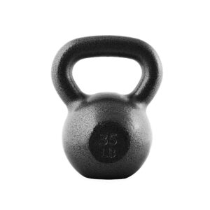 cap barbell black cast iron kettlebell | 35 pounds