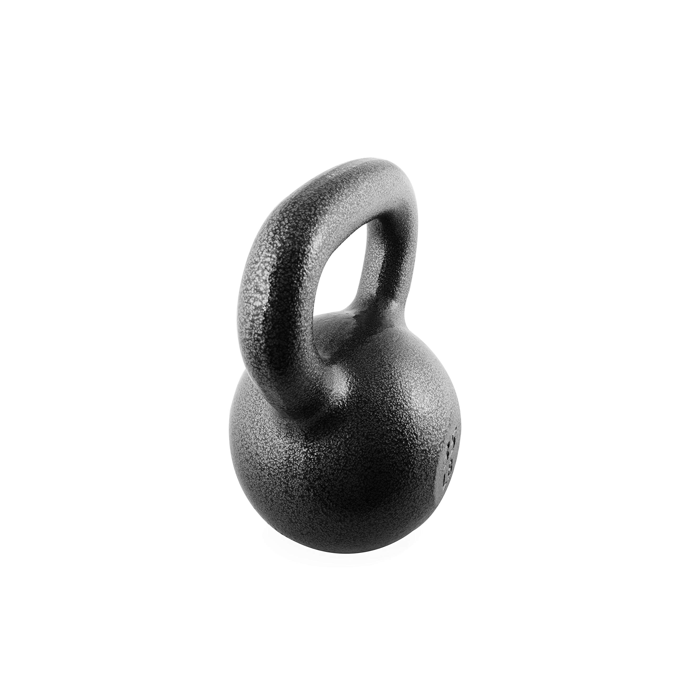 CAP Barbell Black Cast Iron Kettlebell | 35 Pounds